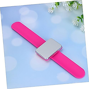 COHEALI Corsage Wristlet Band Styling Hair Clips Watch Bracelet Magnetic Pin Cushion Magnetic Bobby pins Holder pin Cushion Holder Magnetic Iron Bracelet Hair Salon Shop Supplies Cuff Tool