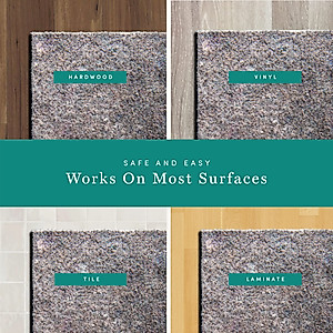 Unique Loom Uni-Luxe Dual Surface Felt and Rubber Non-Slip Rug Pad 1/4" Thick (8'x 10')