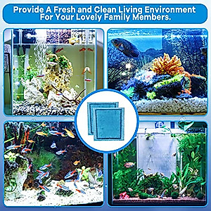 xbbwmrs 16 PCS Aquarium Filter Cartridge for Aqua-Tech EZ-Change #3 Fish Tank Filter Cartridge Fits Aqua-Teach 20-40 & 30-60 Power Filter