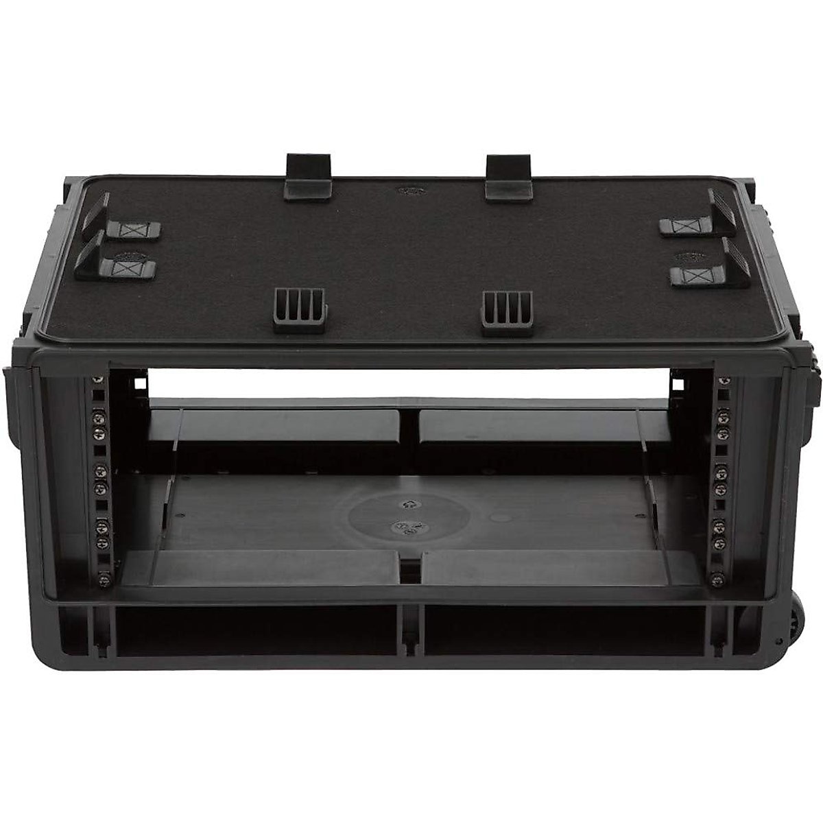 SKB Injection Molded 4U ISeries Studio Flyer Rack Case with Handle and Wheels