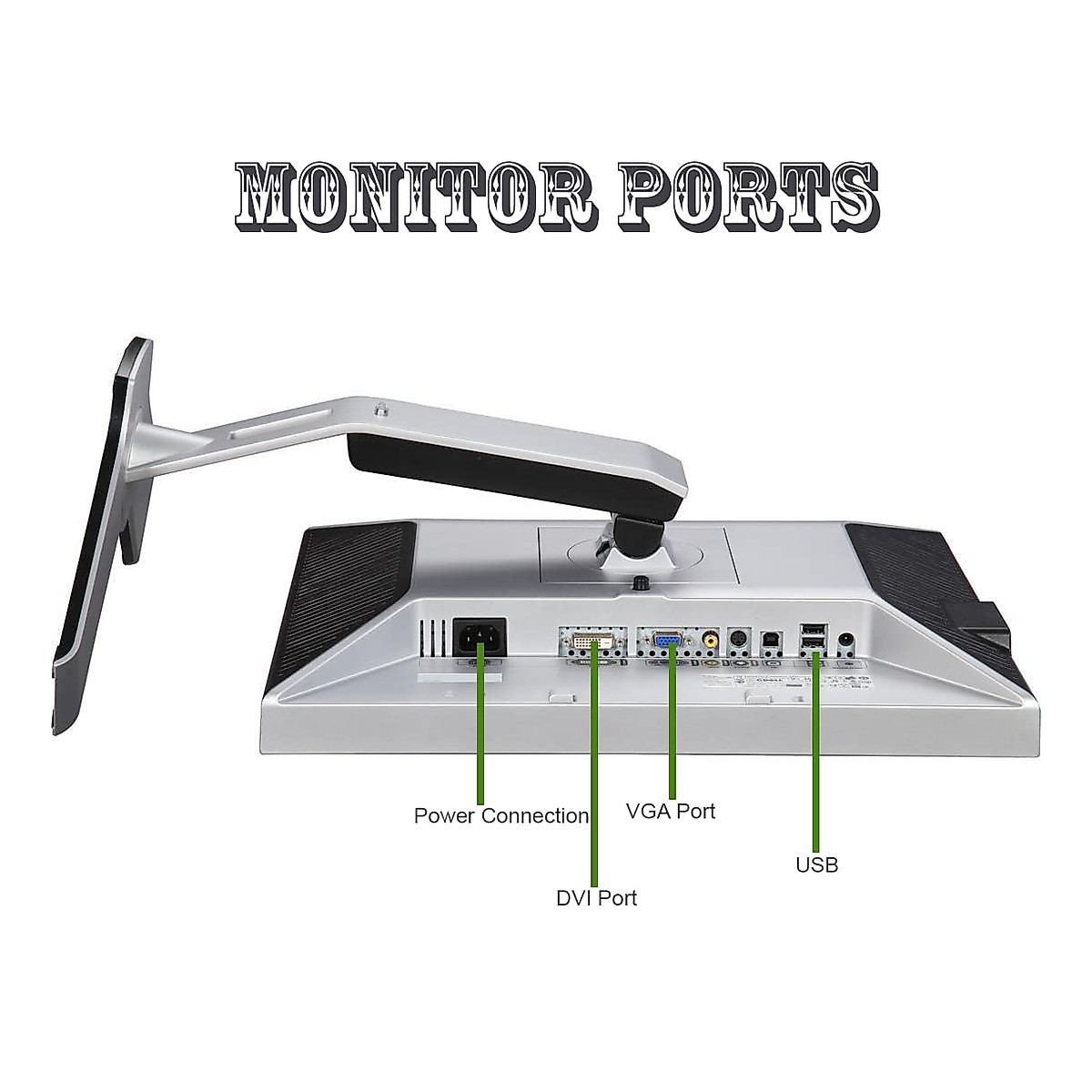 Dell P2210F Computer Desktop Tower LCD 22 Inch Monitor, VGA, DVI Ports, 5ms Response time, 1680 x 1050 Resolution, 170° /160° Viewing Angle (Renewed)