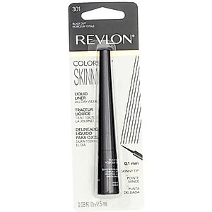Rev Skinny Eyeliner 301 Black Size 0.08o Rev Colorstay Skinny Liquid Eye Liner 301 Blackout .08fl Oz
