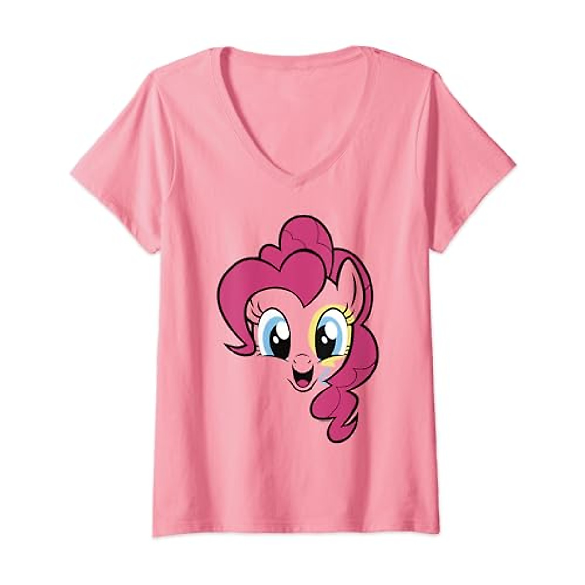 My Little Pony: Friendship Is Magic Pinkie Pie Big Face V-Neck T-Shirt