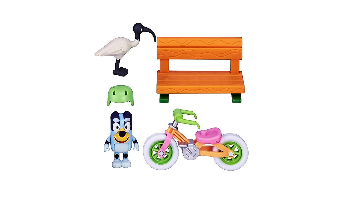 Bluey Vehicle & Figures Bicycle Playset for Kids | Fun & Imaginative