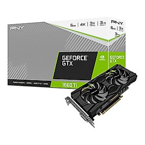 PNY GeForce® GTX 1660 Ti 6GB Graphics Card