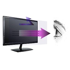 Anti Blue Light Screen Protector (3 Pack) for 20 Inches Widescreen Desktop Monitor. Filter out Blue Light and relieve computer eye strain to help you sleep better