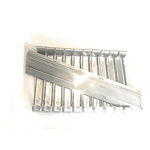 Hangtite 5" Aluminum Gutter Roof Hanger with Strap (10-Pack)