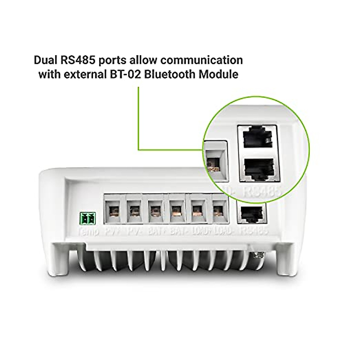 Newpowa 40A(Amp) MPPT Charge Controller DC Input 12V/24V with Colorful LCD Dispaly Solar Panel Regulator,Negative Ground,Compatible with Lead Acid Battery (40A MPPT+BT)