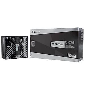 Seasonic PRIME PX-750 | 750W | 80+ Platinum | ATX Form Factor | Full Modular | Low Noise | Premium Japanese Capacitor | 12 Year Warranty | Nvidia RTX 30/40 Super & AMD GPU Compatible (Ref. SSR-750PD2)