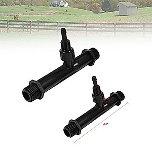 2Pcs Irrigation Venturi Fertilizer Kit, Venturi Fertilizer Mixer Injectors, Use the Siphon Principle, for Agriculture Fertilizer Irrigation, Jet Device, etc