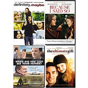 Four Movies that Move You Collection Definitely Maybe + Ultimate Gift / Because I said So & When did you last see your father? (DVD Warm & Fuzzy Bundle Feature Films)