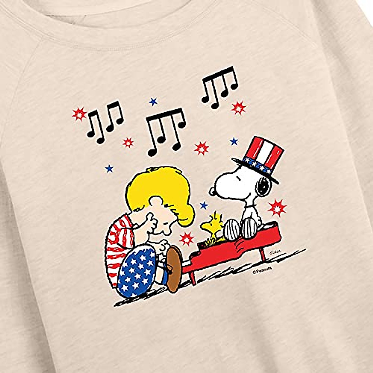 HYBRID APPAREL - Peanuts - American - Women's French Terry Pullover - Size 3X