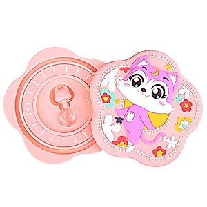 Glzyglyfx Baby Teeth Keepsake Box,Tooth Fairy,Lost Deciduous Tooth Collection Organizer,Cute Children Tooth Fetal Hair Umbilical Container,Saving Baby Teeth (Pink)