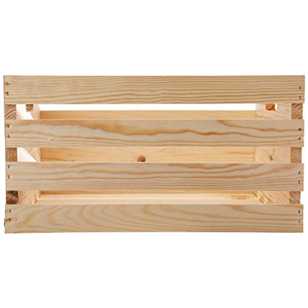 HOUSEWORKS 67140 18" Lx12.5 Wx9.5 H Large Crates & Pallet Wood Crate, 67140 18" Lx12.5 Wx9.5 H Large Crates & Pallet Wood Crate