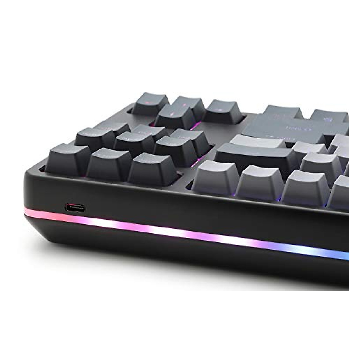 DROP CTRL High-Profile Mechanical Keyboard — Tenkeyless TKL (87 Key) Gaming Keyboard, Hot-Swap Switches, Programmable, Backlit RGB LED, USB-C, Doubleshot PBT, Aluminum (Gray, Cherry MX Brown)