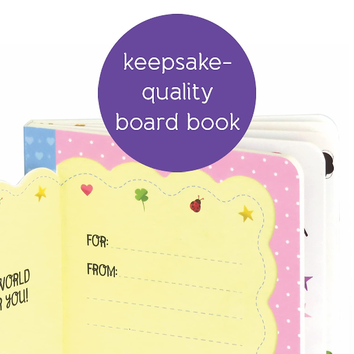 What Are Little Girls Made Of: Little Bird Greetings, Greeting Card Board Book with Personalization Flap, Gifts for Birthday, Baby Showers and More