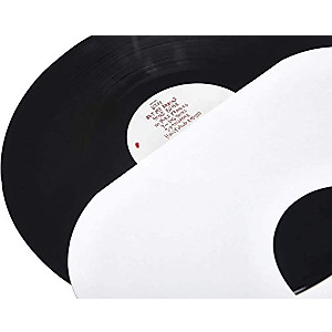 BIG FUDGE Vinyl Record Sleeves Bundle - 50x Record Outer Sleeves Plus 50x Record Inner Sleeves - Crystal Clear Album Sleeves and Rounded Acid Free LP Sleeves for 12" Records