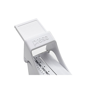 KitchenArt Buttermate Butter Cutter Slicer, Measuring Dispenser and Keeper, White