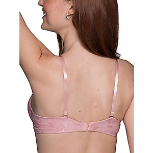 Vanity Fair Ego Boost, Adds Up to One Full Cup Size, Underwire Push Up Bras for Women, Tenderness Jacquard, 38B