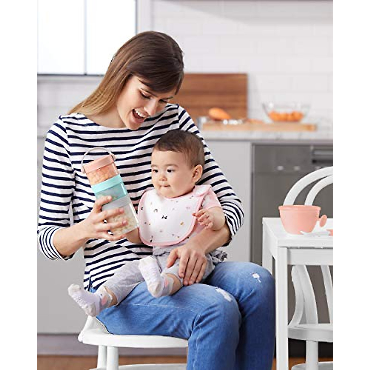 Skip Hop Baby Formula Container, Formula-to-Food