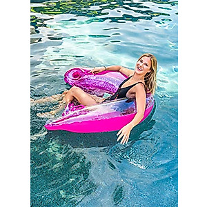 Poolcandy Orchid Glitter Sun Chair Jumbo 48"