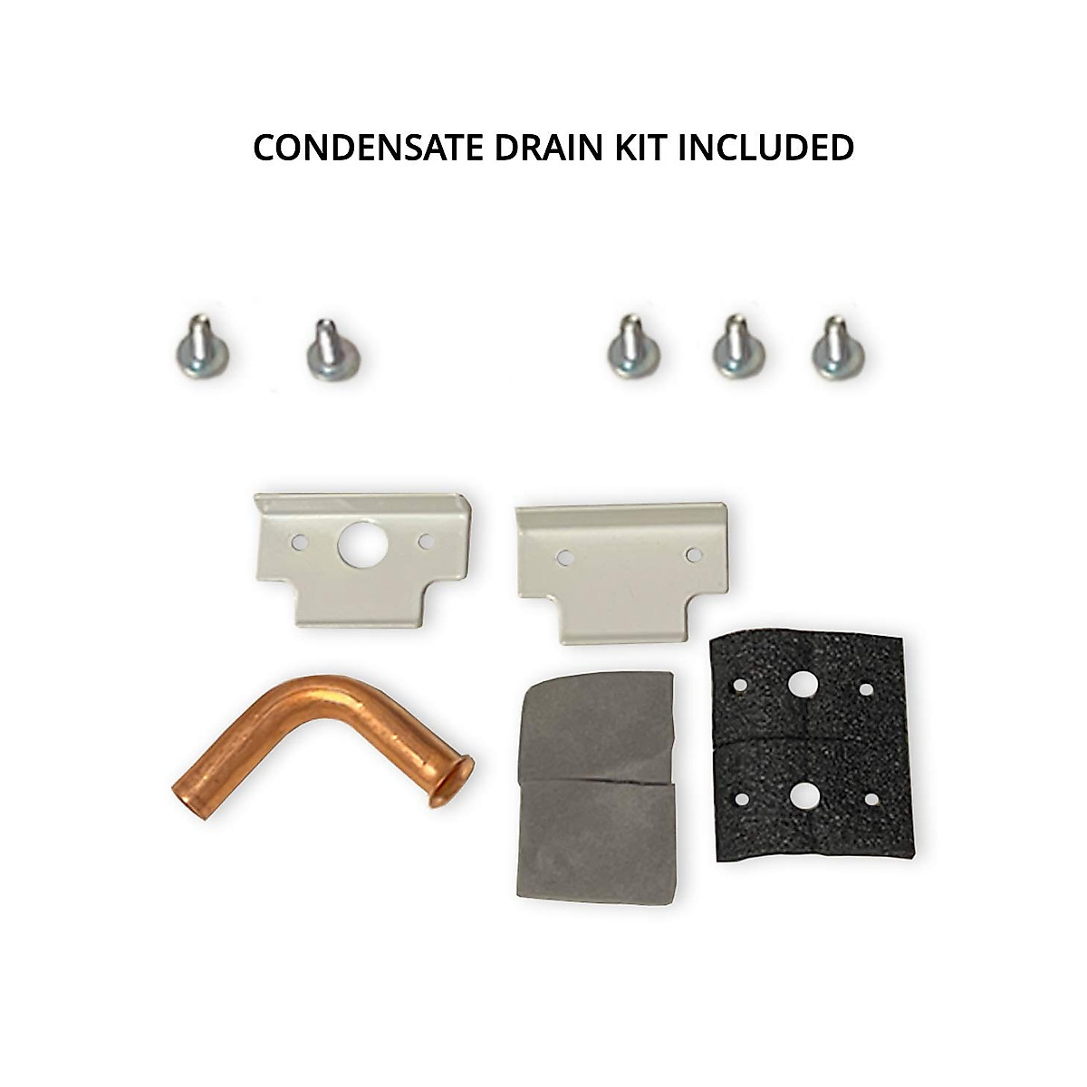 Cooper&Hunter Folded Metal PTAC Wall Sleeve And Exterior Grille for Packaged Terminal Air Conditioner, Coated, Insulated, Including Condensate Drain Kit
