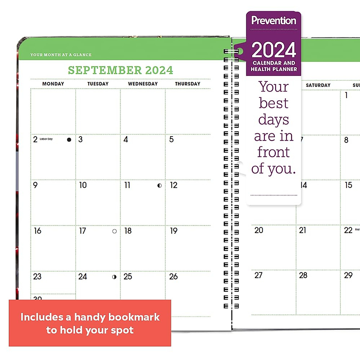 Prevention 2024 Calendar & Health Planner; Get 365 days of inspiration to simplify and celebrate your life and stay organized