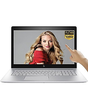 HP Envy 17.3-Inch Full HD IPS Touchscreen Laptop, 7th Intel Core i7-8500U, 16GB DDR4 RAM, 1TB 7200RPM HDD, NVIDIA GeForce MX150, DVD, HDMI, Bluetooth, Backlit Keyboard, Windows 10-Silver (Renewed)