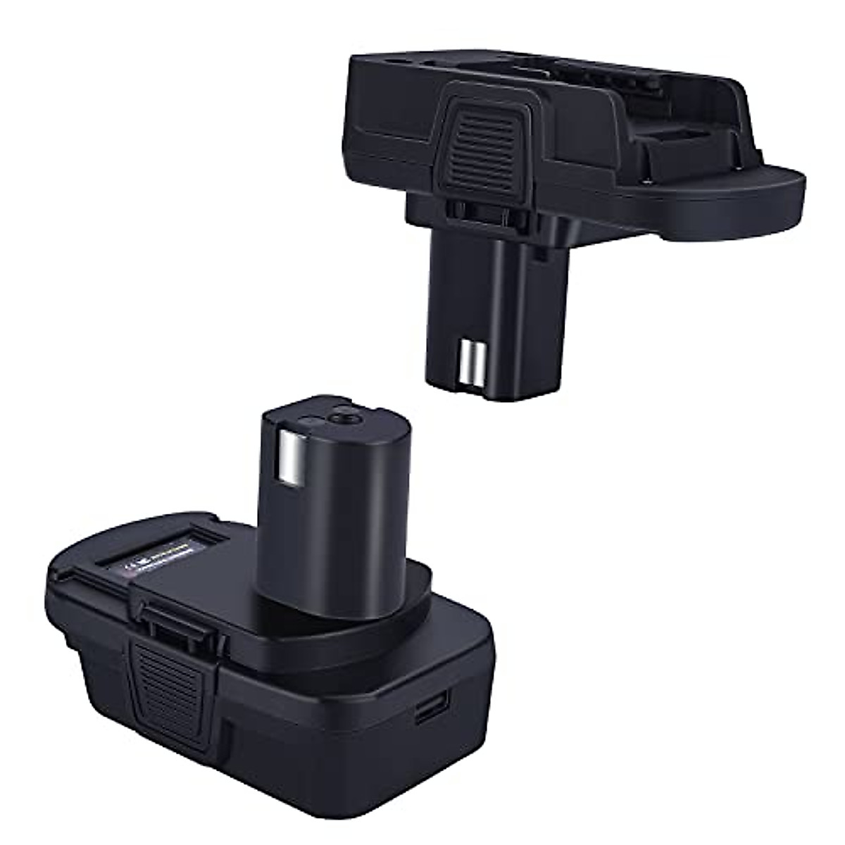 Battery Adapter with USB Port for Dewalt to Ryobi Battery, for Dewalt for Milwaukee Battery Convert to Ryobi 18V Lithium-ion Battery DM18RL
