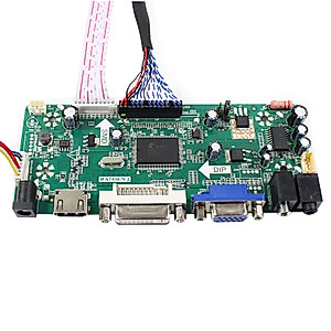 HDMI DVI VGA Audio LCD Controller Board Work for 19inch G190EG02 V1 1280x1024 9Pins LED Backlight