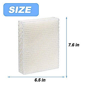 YUEFENG Humidifier Replacement Filter T for Honeywell Top Fill Humidifier HEV615 and HEV620 Humidifier Wicks, Compatible with Part # HFT600, HFT600T, HFT600PDQ (6pcs)
