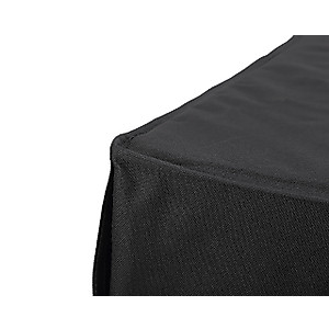 Dnalrhoi Black Generator Cover for Universal Generators,Heavy Duty Thicken 600D Polyester with Elastic Hem,Waterproof Weather/UV Resistant,Fits for 4000-6500 Watt(26''L x 20''W x20''H)