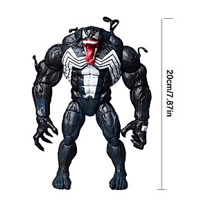 chengchuang Venom Action Figure Toy, 7inch Collectible Carnage Anime Action PVC Figure Movable Characters Model Statue Toys Desktop Ornaments Gift