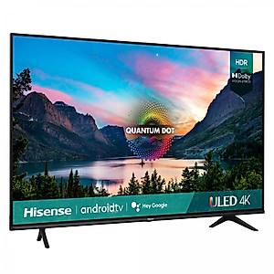 Hisense ULED 4K Premium 50U6G Quantum Dot QLED Series 50-Inch Android 4K Smart TV with Alexa Compatibility, 600-nit HDR10+, Dolby Vision & Atmos, Voice Remote (2021 Model)