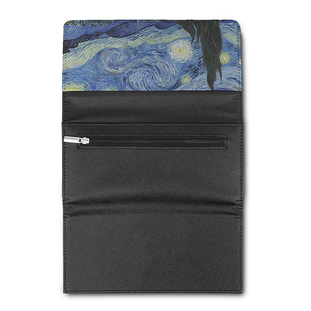 The Starry Night (Van Gogh 1889) Leatherette Ladies Wallet