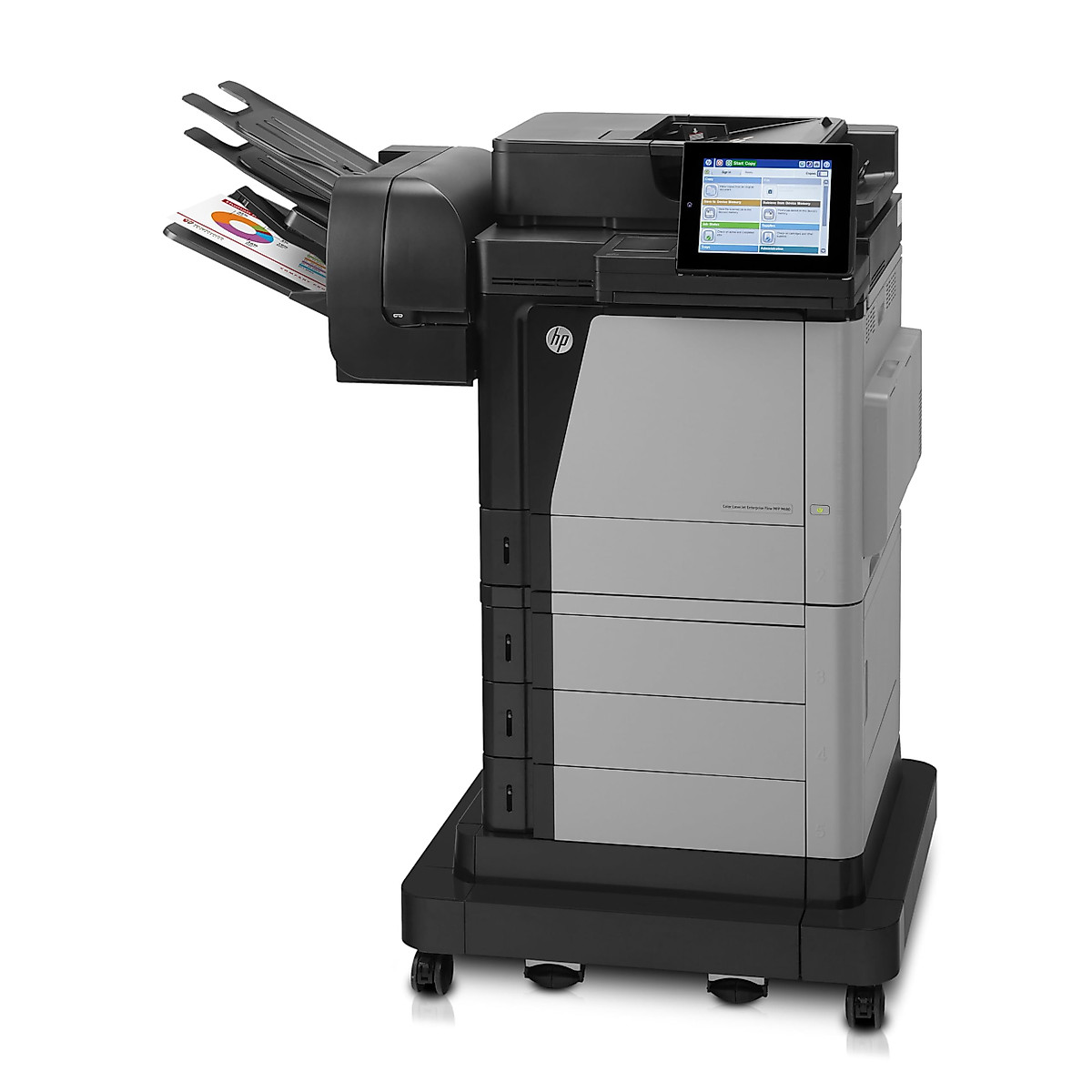 HP CZ250A Color LaserJet Enterprise Flow M680z - Multifunction printer - color - laser - Legal (8.5 in x 14 in) (original) - Legal (216 x 356 mm), A4 (210 x 297 mm) (media) - up to 42 ppm (copying) - up to 43 ppm (printing) - 3100 sheets - 33.6 Kbps - USB