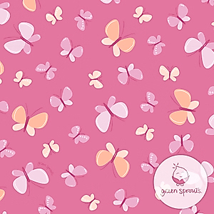 i Play Girls Reusable Absorbent Baby Swim Diapers Pink Butterflies 24 Months