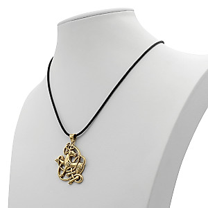 Bronze Stag Pendant - Celtic Deer Druid Jewelry for Men or Women