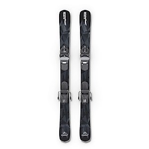 Short Skis by Snowfeet | 120 CM | Freedom | Snowblades Skiblades Short Skis (Black)