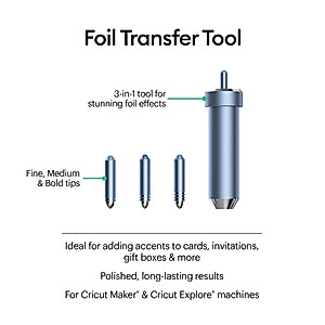 Cricut Foil Transfer Kit, Blade + Housing, Explore Maker Machines