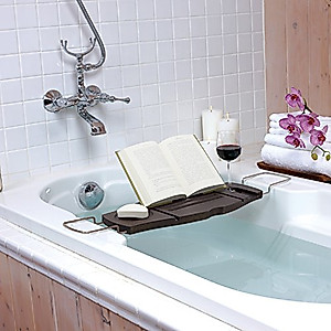 Umbra Aquala Bathtub Caddy, Walnut