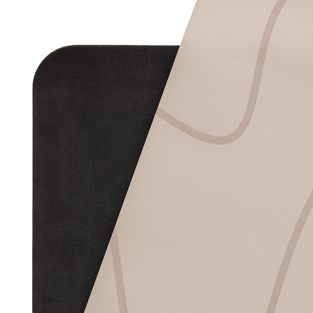 WeGym 4mm Yoga Mat - Premium Polyurethane; Desert Tan - Anti-Slip, Cushioned Exercise Mat Crafted for Yoga, Pilates, and Home Workouts - 100% Natural Rubber Base for Stability & Joint Support