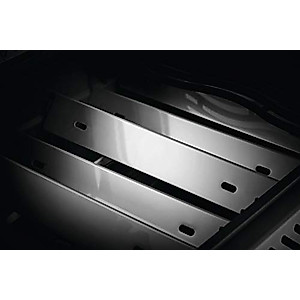 Napoleon - Rogue 425 Natural Gas Grill with Range Side Burner, Black, 3 Stainless Steel Main Burners