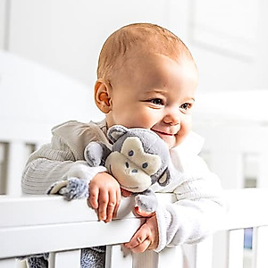 Security Blanket - Glow In The Dark, Monkey Sensory Blanket. The Super Soft, Unisex Security Blanket For Babies Glows In The Dark & Helps Babies Find Their Blanket At Night & Fall Straight Back Asleep