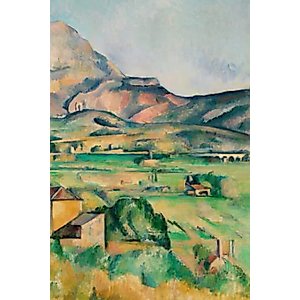 Paul Cézanne Mont Sainte-Victoire (La Montagne Sainte-Victoire) Notebook Journal: Famous Paintings Notebooks