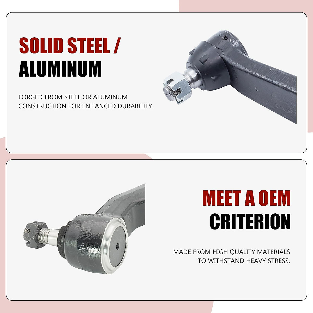 14 Pcs Complete Front Suspension Control Arm Kit replacement for Ford F-150 F-250 Expedition Lincoln Navigator 2WD