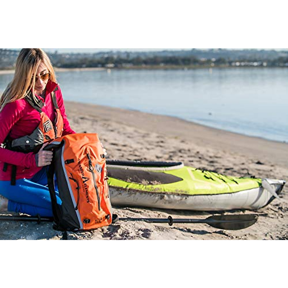 Advanced Elements Backpack/Cargo Bag, Orange, 30 L