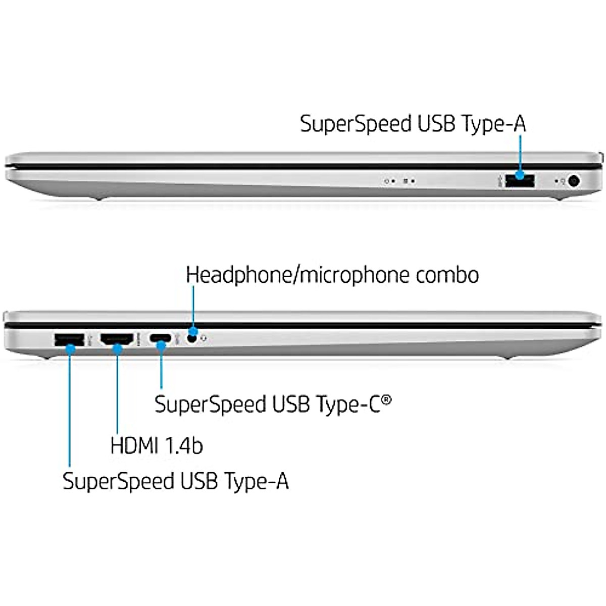 2021 Newest HP 17.3" HD+ Business Laptop, 11th Gen Intel i3-1115G4, Lightweight, Fast Charge, Bundle with HDMI, Windows 11 Home, Silver (16GB | 512GB SSD, HD+)