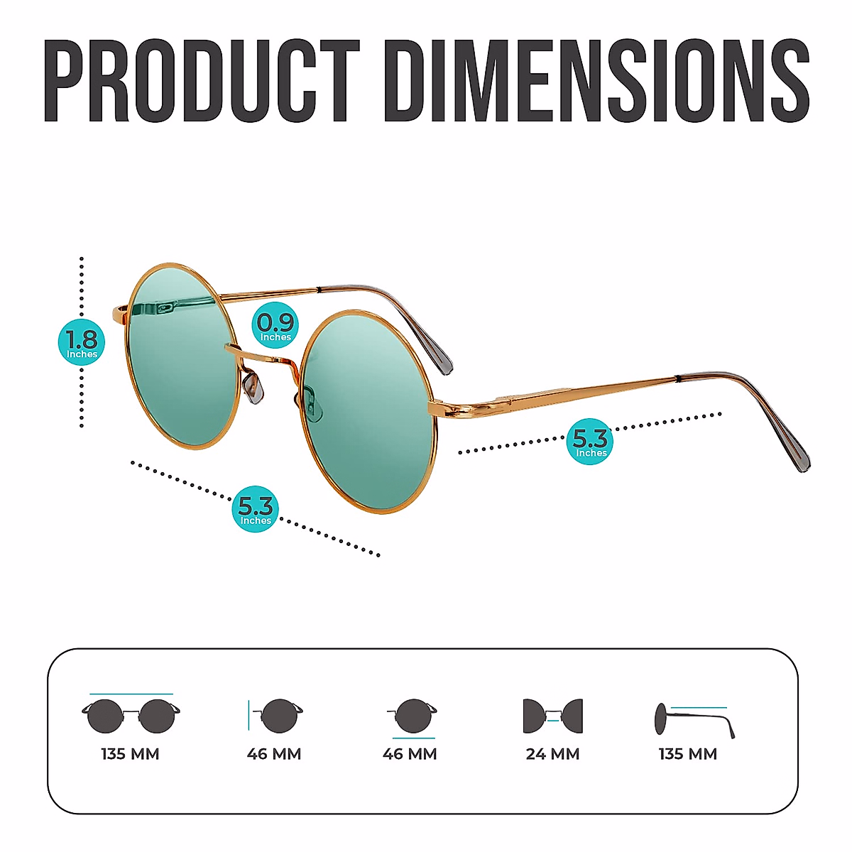 SunnyPro St Patricks Day Accessories Shamrock Headband Saint Patricks Glasses Sunglasses