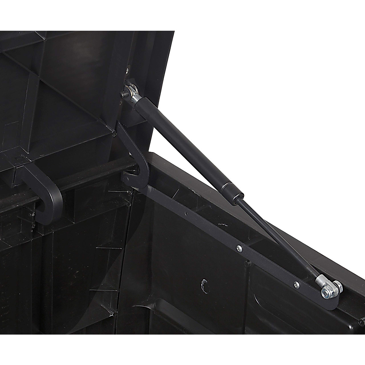 SUNVIVI OUTDOOR Outdoor Storage Box, Large Deck Box, Patio Storage Container Box, Resin Outdoor Box for Patio 120 Gallon (Brown)